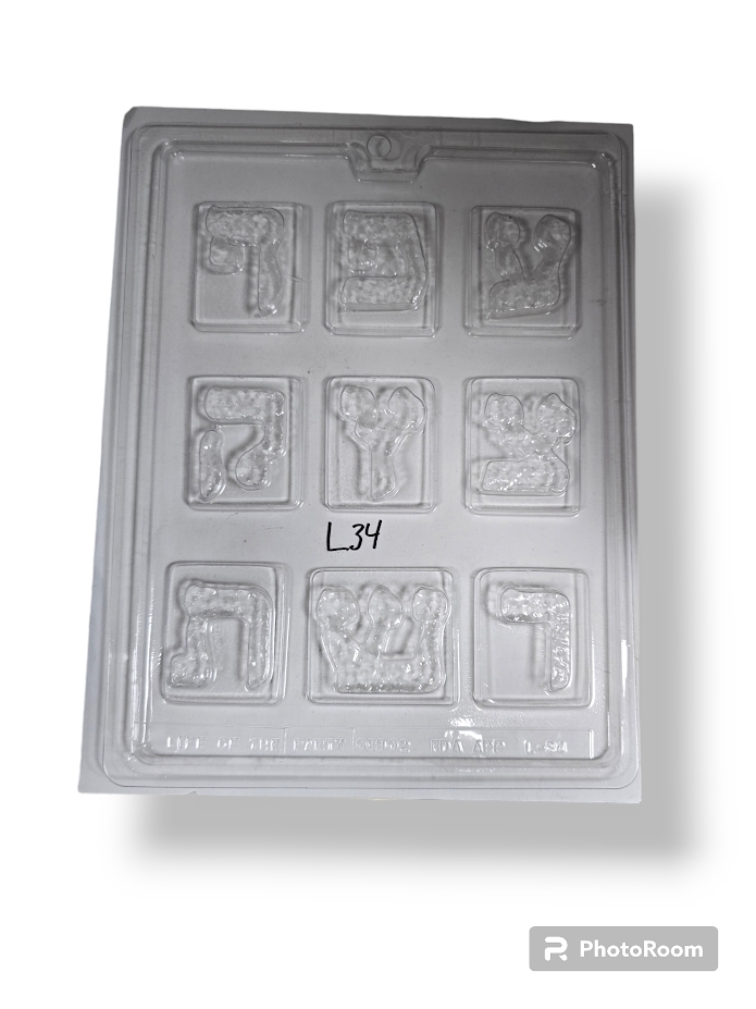 3rd Set Alphabet Chocolate Mold – Table Top USA