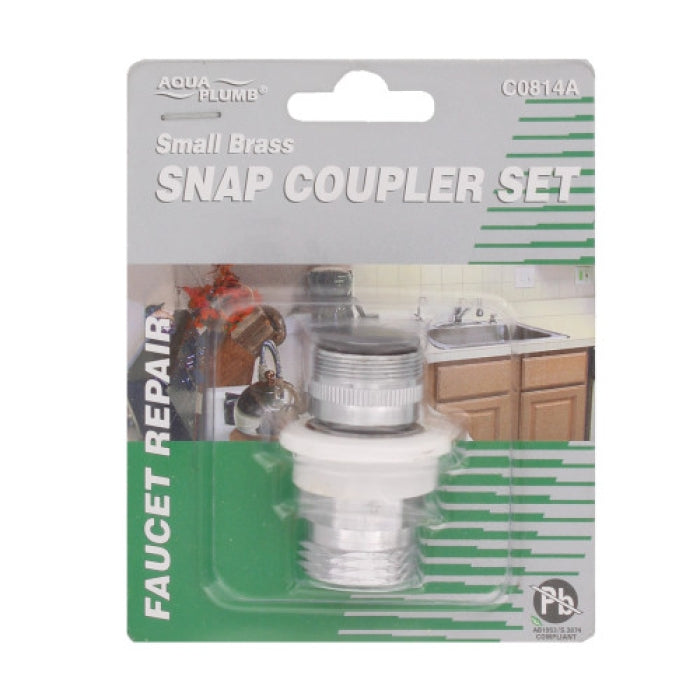 Snap Coupler Set Small Brass Aqua Plumb – Table Top USA