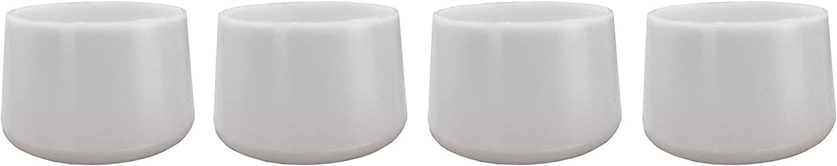 Plastic Leg Tips 1-1/8" White Shepherd