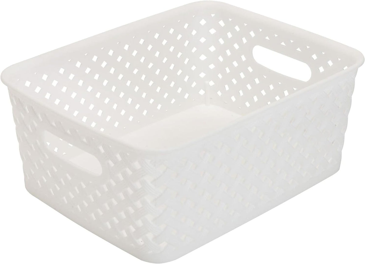 Storage Totes Small 3pk White Simplify – Table Top USA