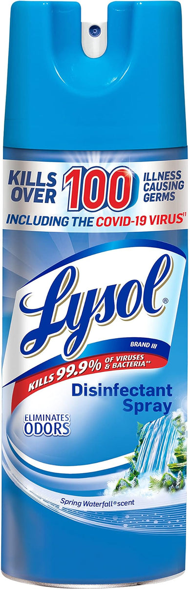 Lysol Disinfectant Spray spring Waterfall Scent – Table Top USA