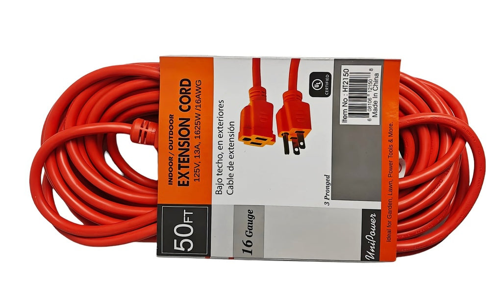 Extension Cord 50FT Orange Unipower