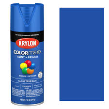 Krylon True Blue Spray Paint & Primer 12oz