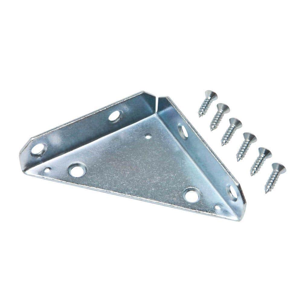 2" 3-Sided Corner Brace 2PK