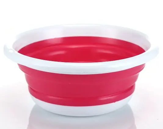 Negel Vasser Basin Pink Collapsable Aveune Houseware – Table Top USA